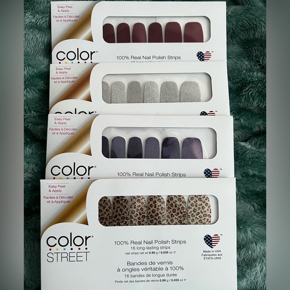 Color Street | Makeup | Color Street Nail Polish Strips No Dry Time 4 ...